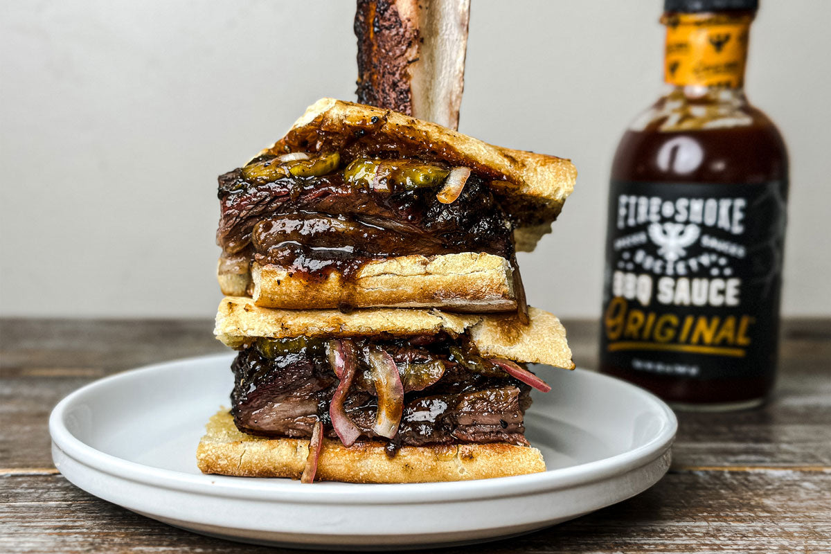 Smoked Beef Rib Sandwich Recipe | Fire & Smoke Society