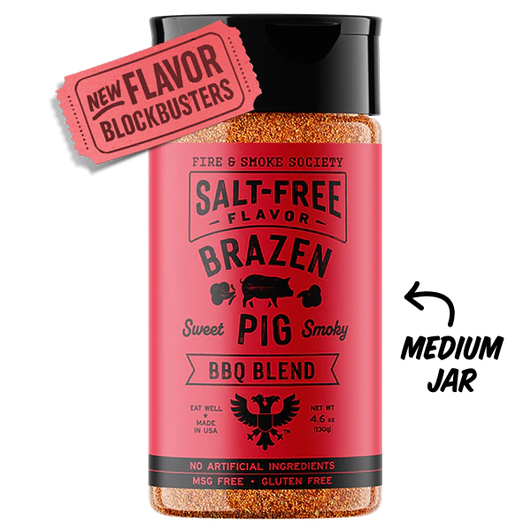 Brazen Pig | Salt Free BBQ Seasoning Blend | Sweet & Smoky